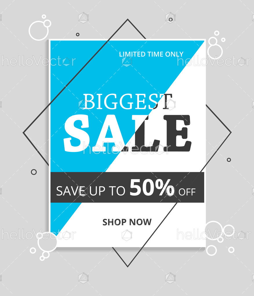 Sale and discount flyers template design. - Download Graphics & Vectors