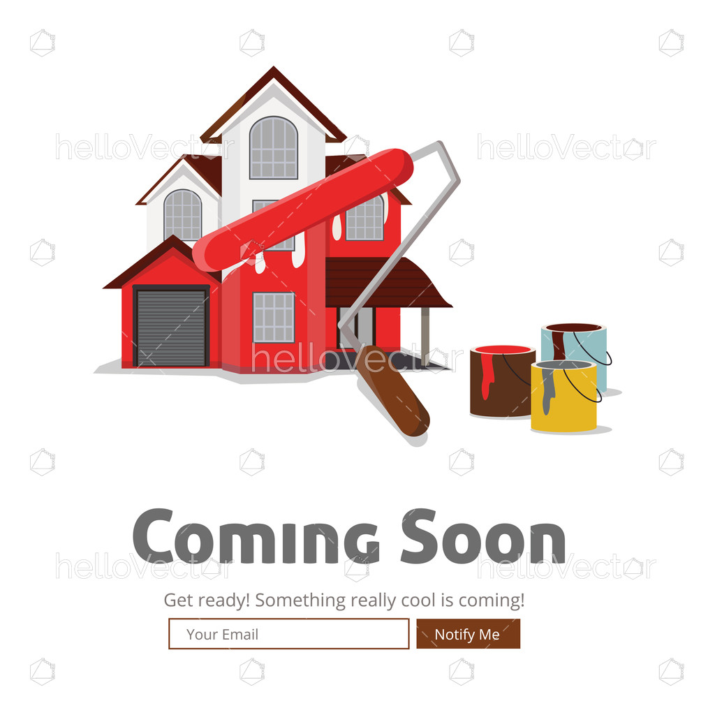 Coming soon website template - Download Graphics & Vectors