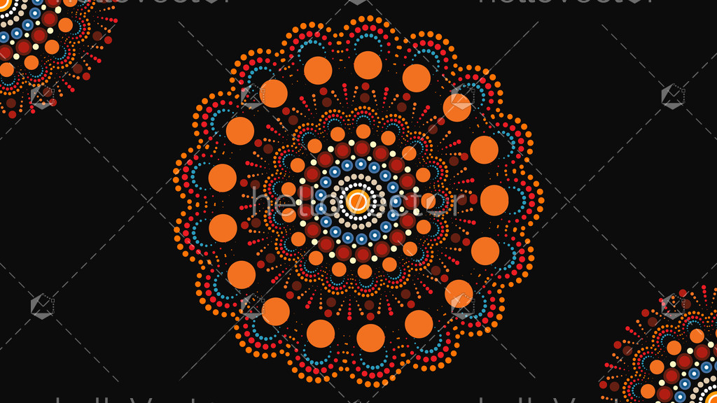 Dot art background - Vector Illustration - Download Graphics & Vectors