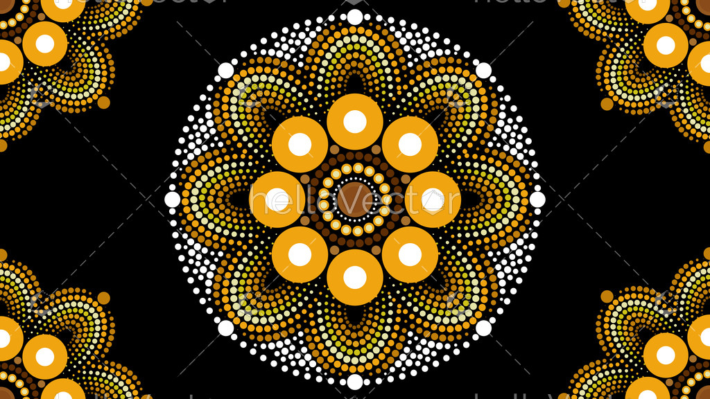 Dot art background - Vector Illustration - Download Graphics & Vectors