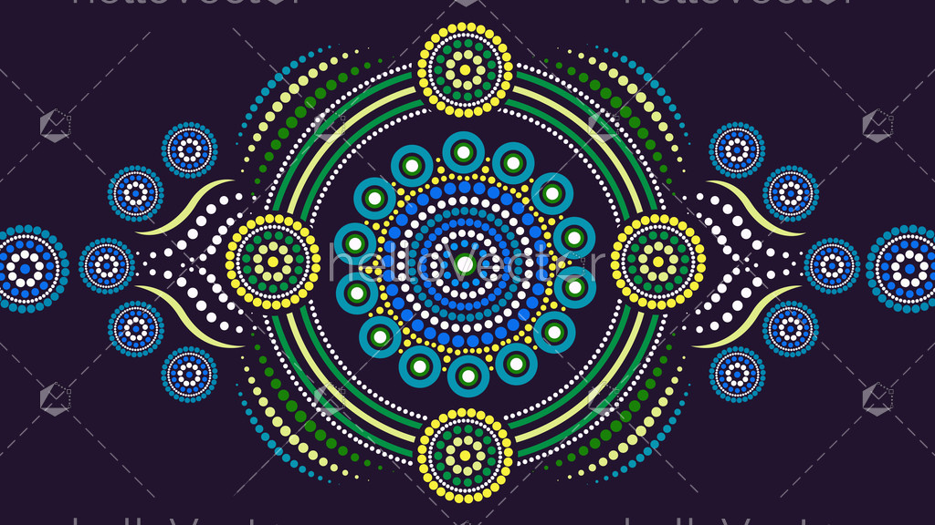 Dot art background - Vector Illustration - Download Graphics & Vectors