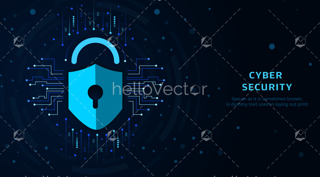Cyber security background - Download Graphics & Vectors