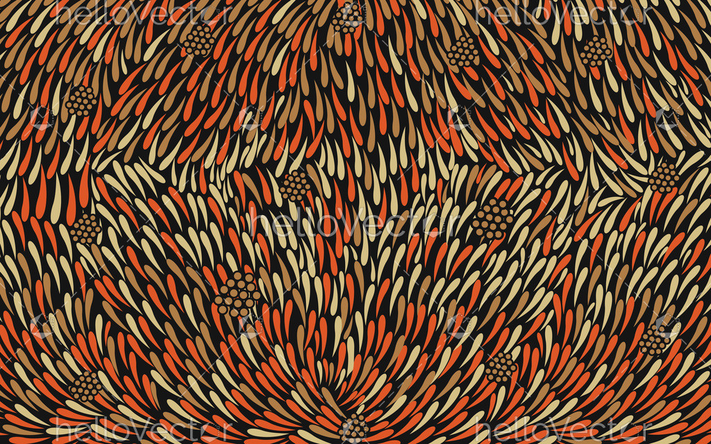 Bush leaves vector seamless pattern background - Download Graphics ...