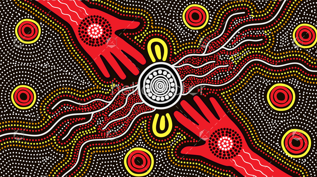 Indigenous Hand Print Indigenous Hand Print