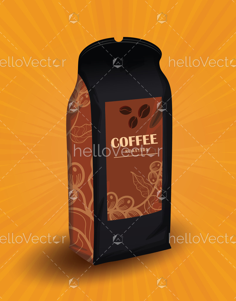 Coffee packaging - Vector illustration - Download Graphics & Vectors
