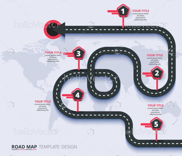 Highway road infographic - Download Graphics & Vectors