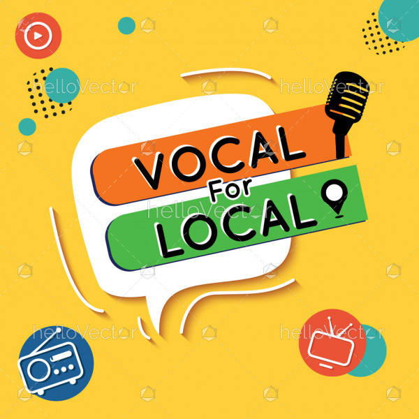 Vocal for Local vector graphic - Download Graphics & Vectors