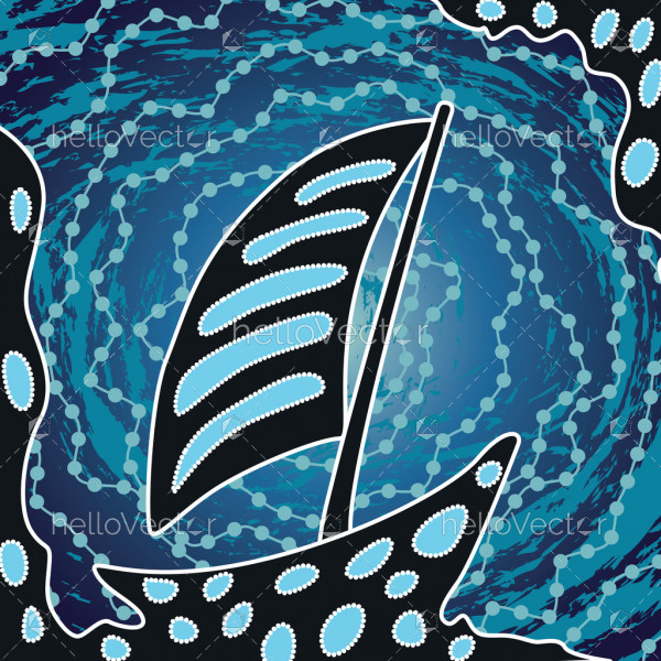 Aboriginal art vector painting - Download Graphics & Vectors