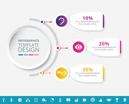 Mind map infographic template - Vector Illustration - Download Graphics ...