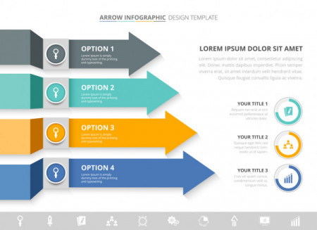 Arrow Infographic Template - Download Graphics & Vectors