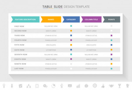 Infographic Table Layout - Download Graphics & Vectors