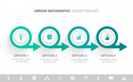 Arrow Infographic Template - Download Graphics & Vectors