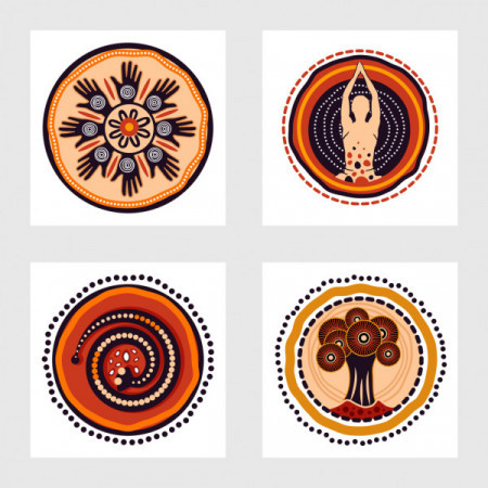 Aboriginal Circle Art Vectors - Download 29 Royalty-Free Graphics ...