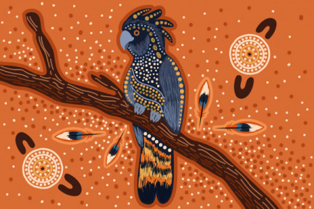 Set of aboriginal animal art painting icon design - Download Graphics ...